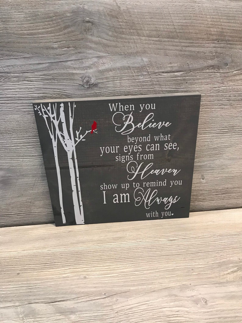 Memorial Sign, in Memory of Sign, Remembrance Sign, Faith Sign, Loved ...