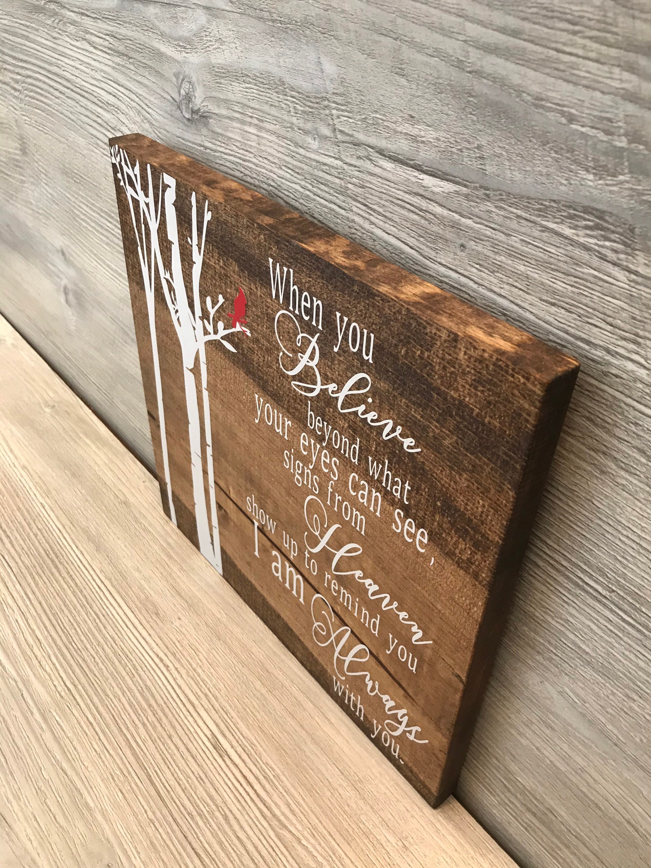 Memorial Sign in Memory of Sign Remembrance Sign Faith - Etsy