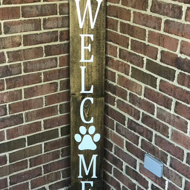 Dog Welcome Sign - Etsy