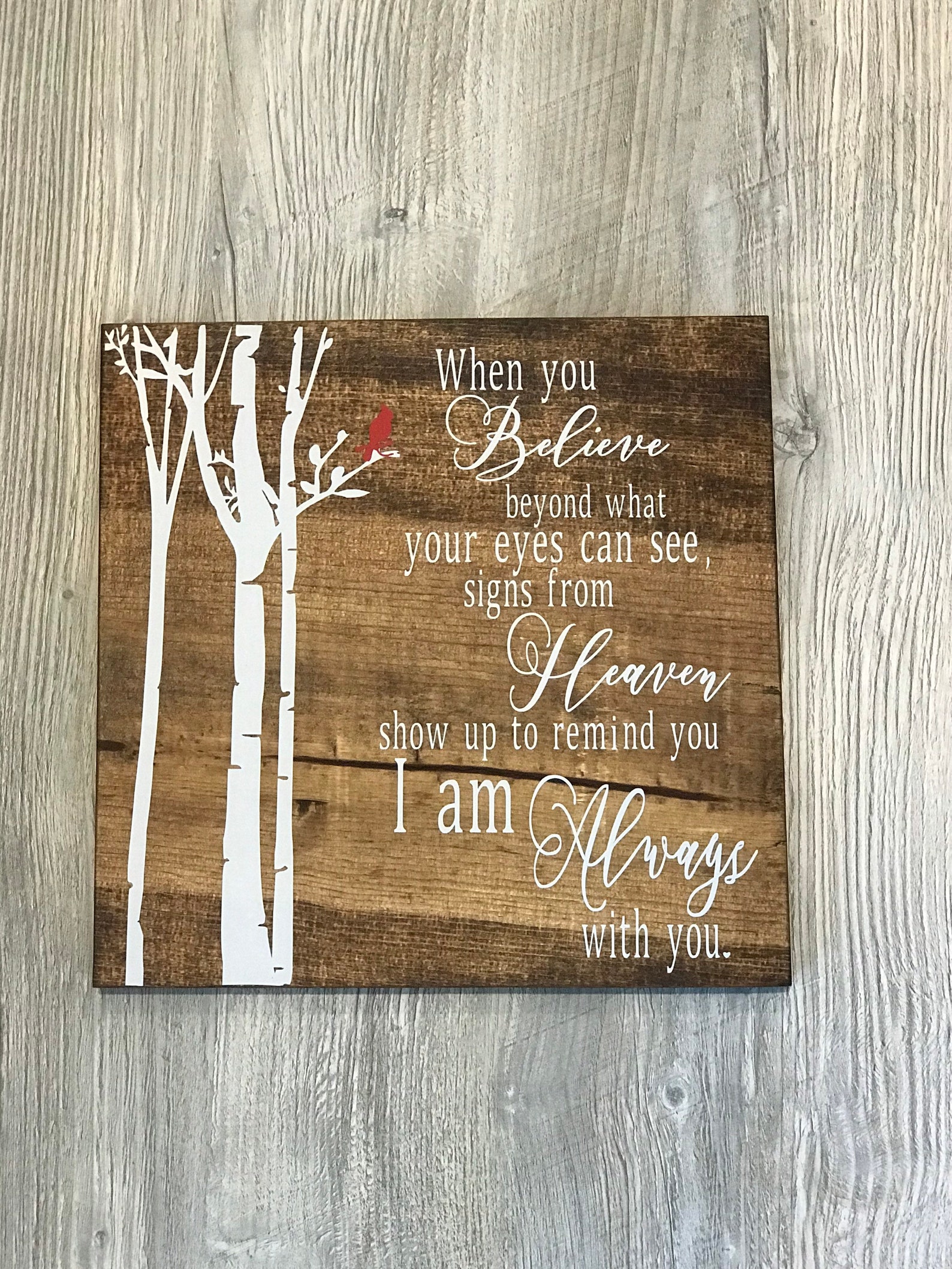 Memorial Sign in Memory of Sign Remembrance Sign Faith - Etsy