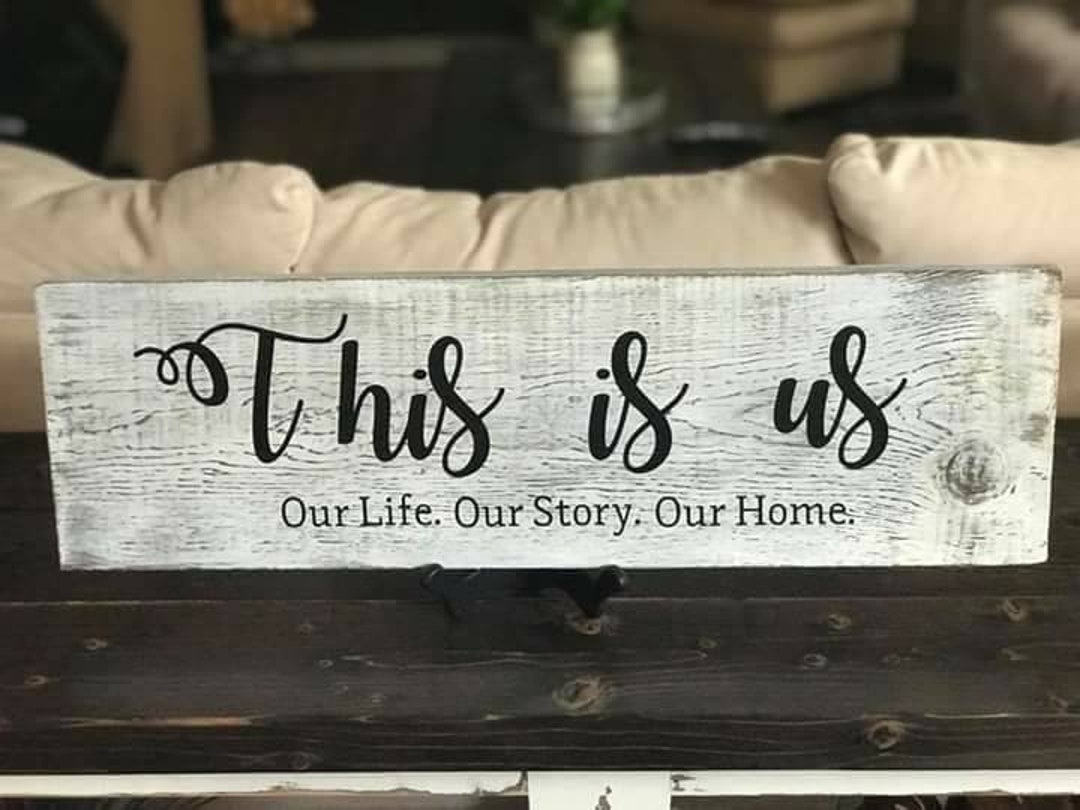 This is Us Sign | Our Story Sign | Our Home Sign | Rustic Wood Sign ...