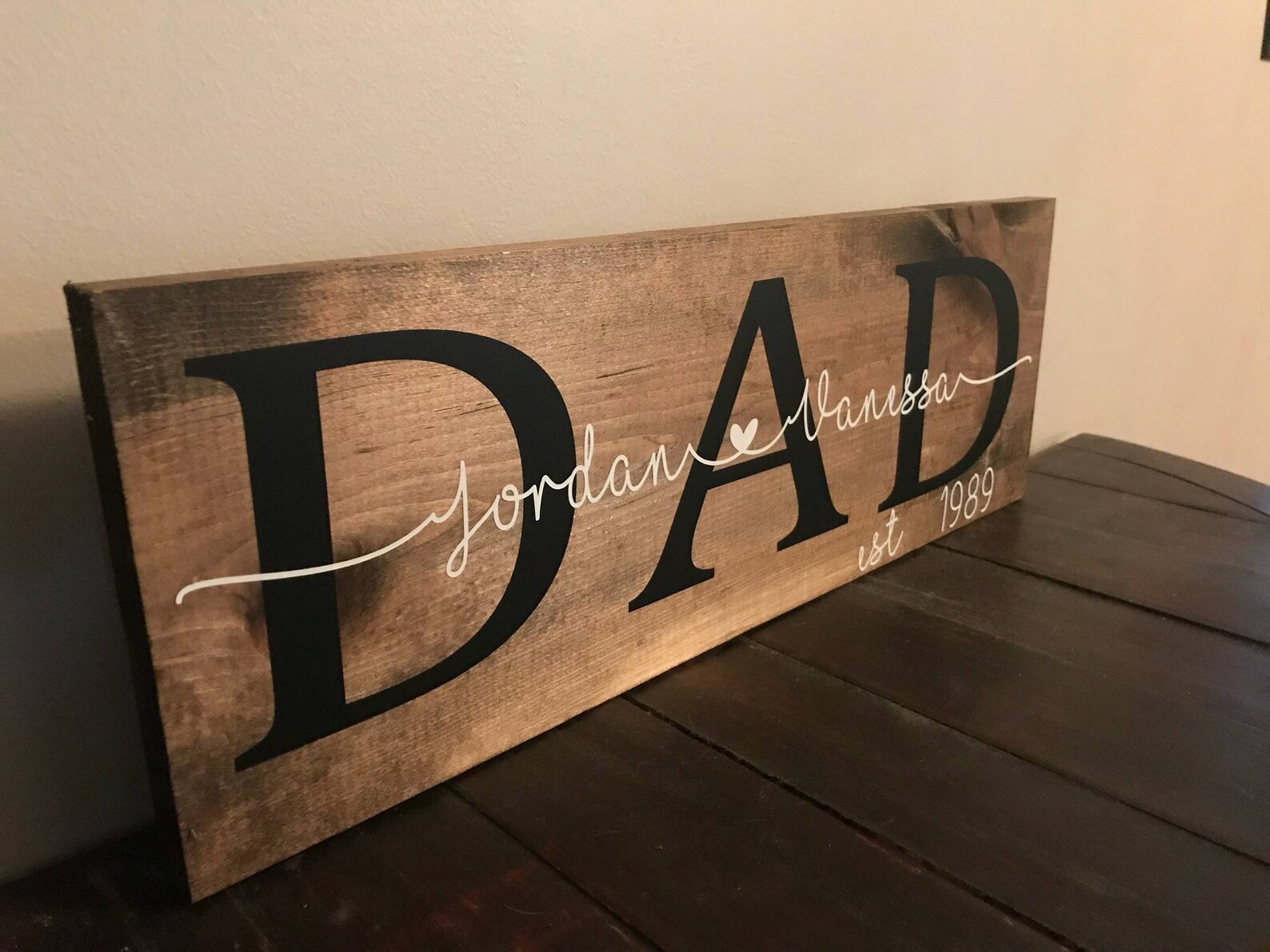 Fathers Day Gift Fathers Day Sign Wooden Sign - Etsy
