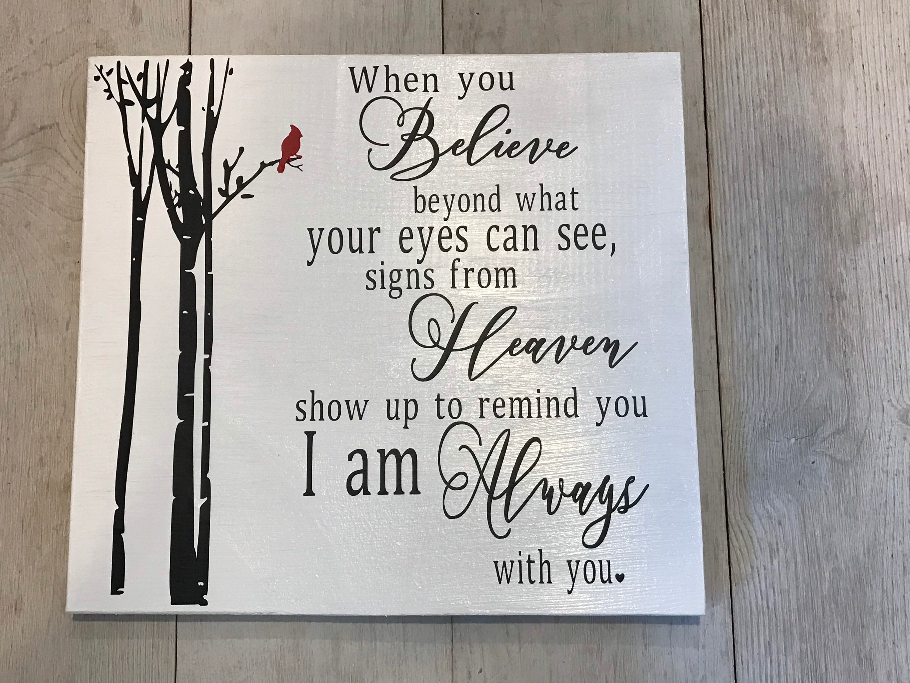 Memorial Sign In Memory of Sign Remembrance Sign Faith | Etsy