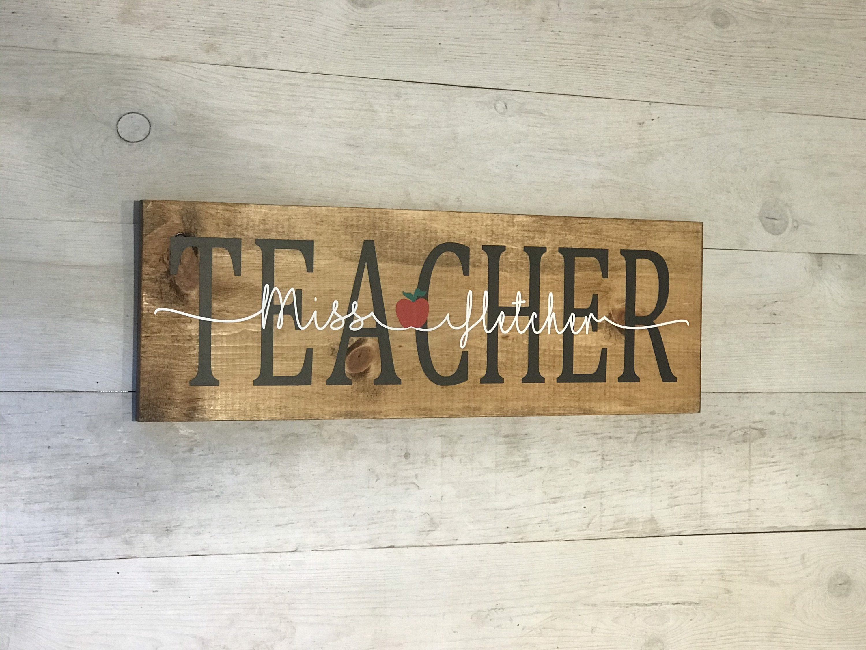 Teacher Sign Classroom Decor Teacher Appreciation Gift | Etsy