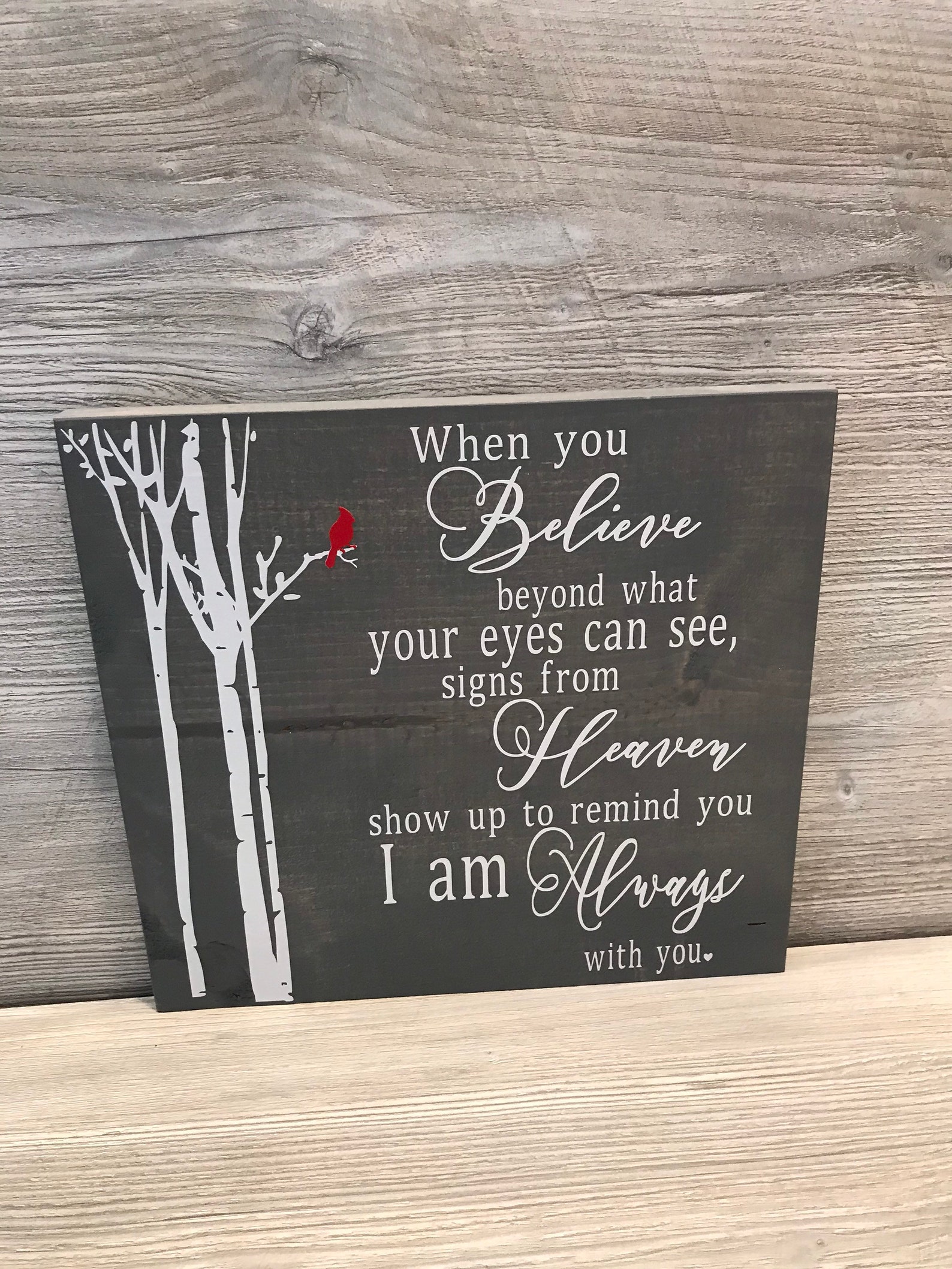 Memorial Sign In Memory of Sign Remembrance Sign Faith | Etsy