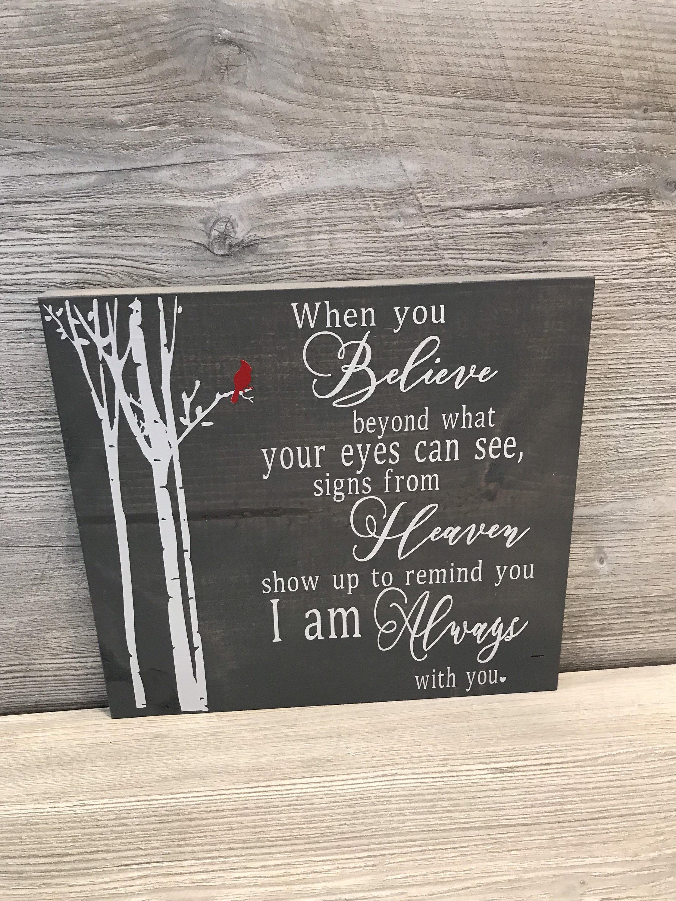 Memorial Sign In Memory of Sign Remembrance Sign Faith | Etsy