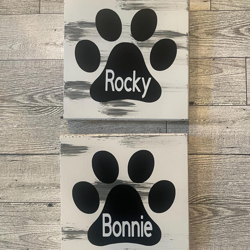 Paw Print Tile - Etsy