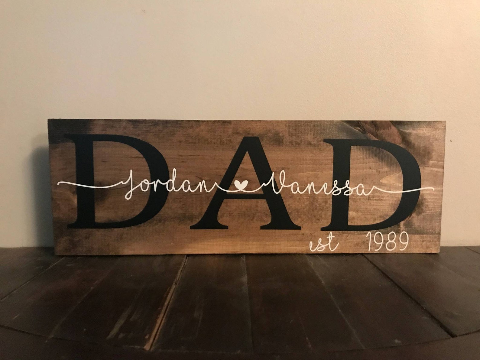 Fathers Day Gift Fathers Day Sign Wooden Sign - Etsy