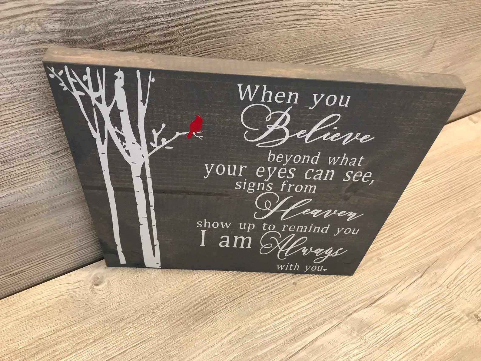 Memorial Sign In Memory of Sign Remembrance Sign Faith | Etsy