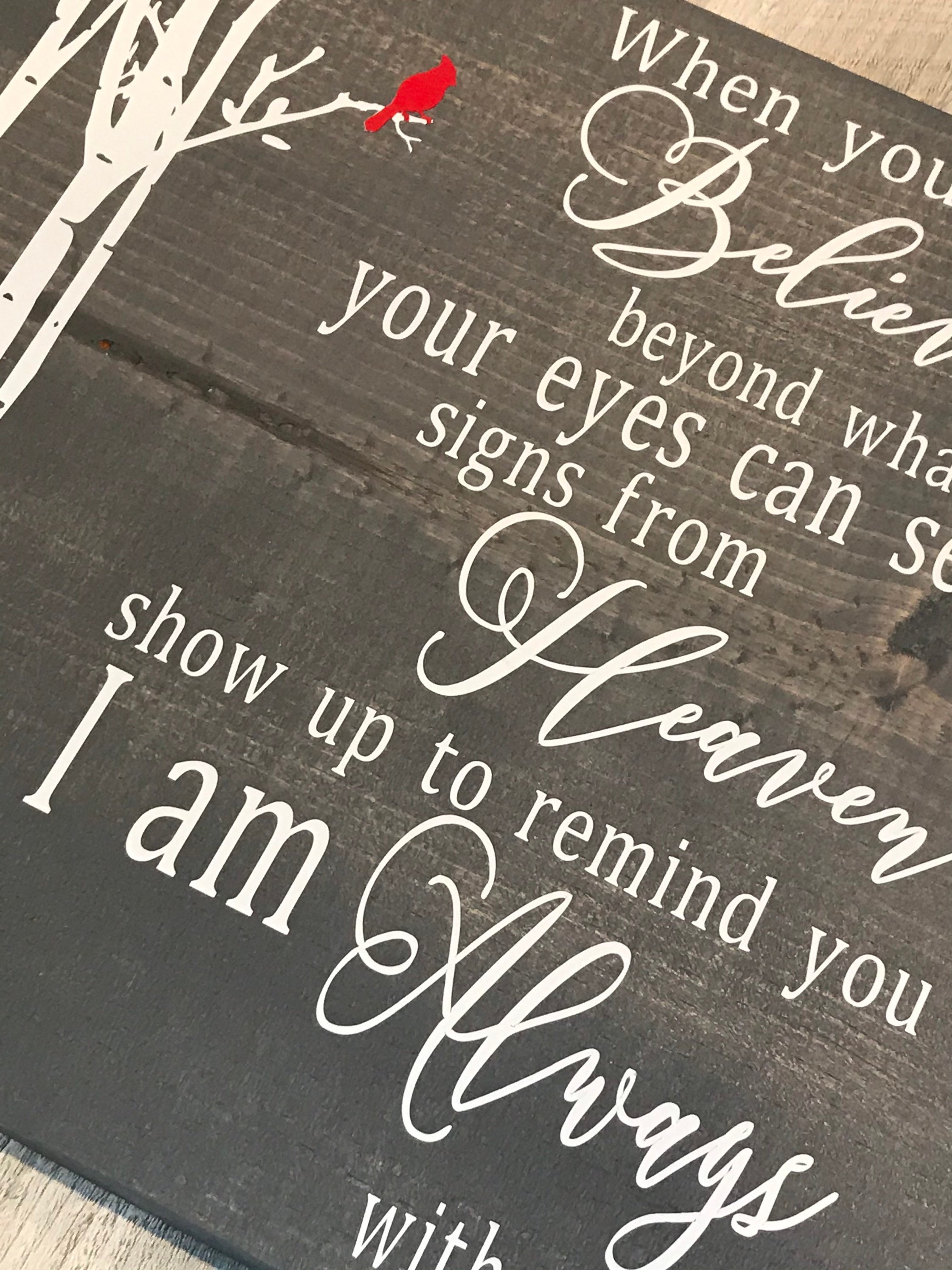 Memorial Sign In Memory of Sign Remembrance Sign Faith | Etsy