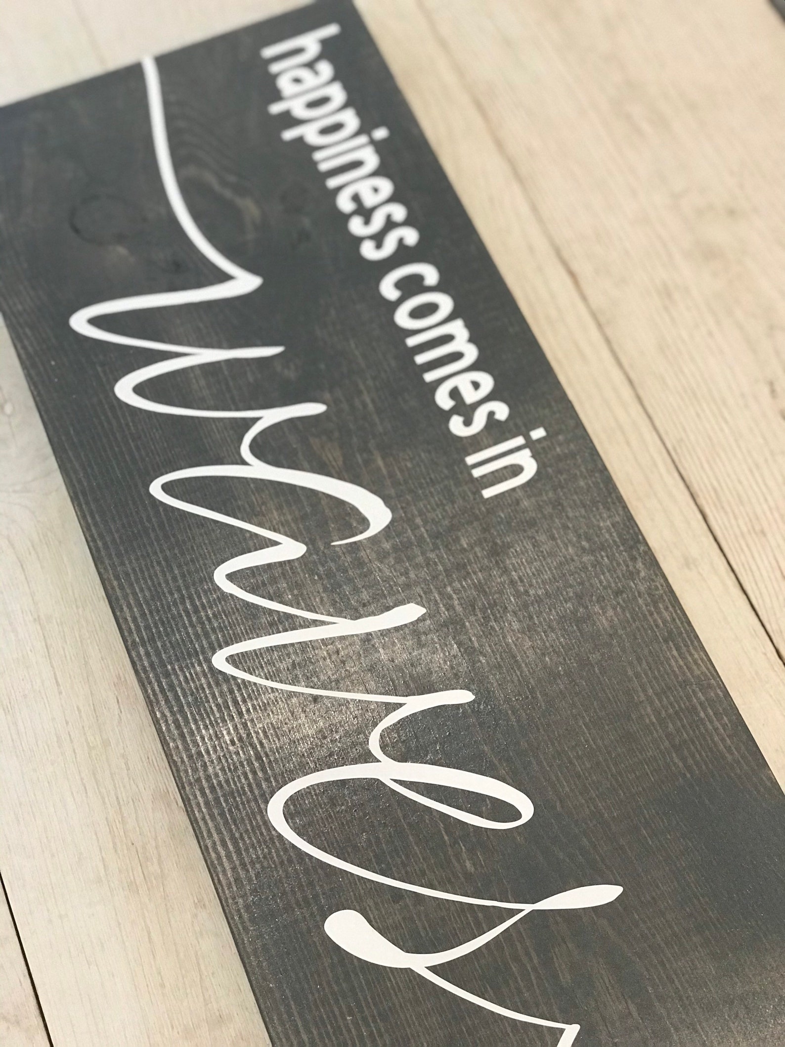 Happiness Comes in Waves Sign Beach Decor Beach Sign Wooden - Etsy