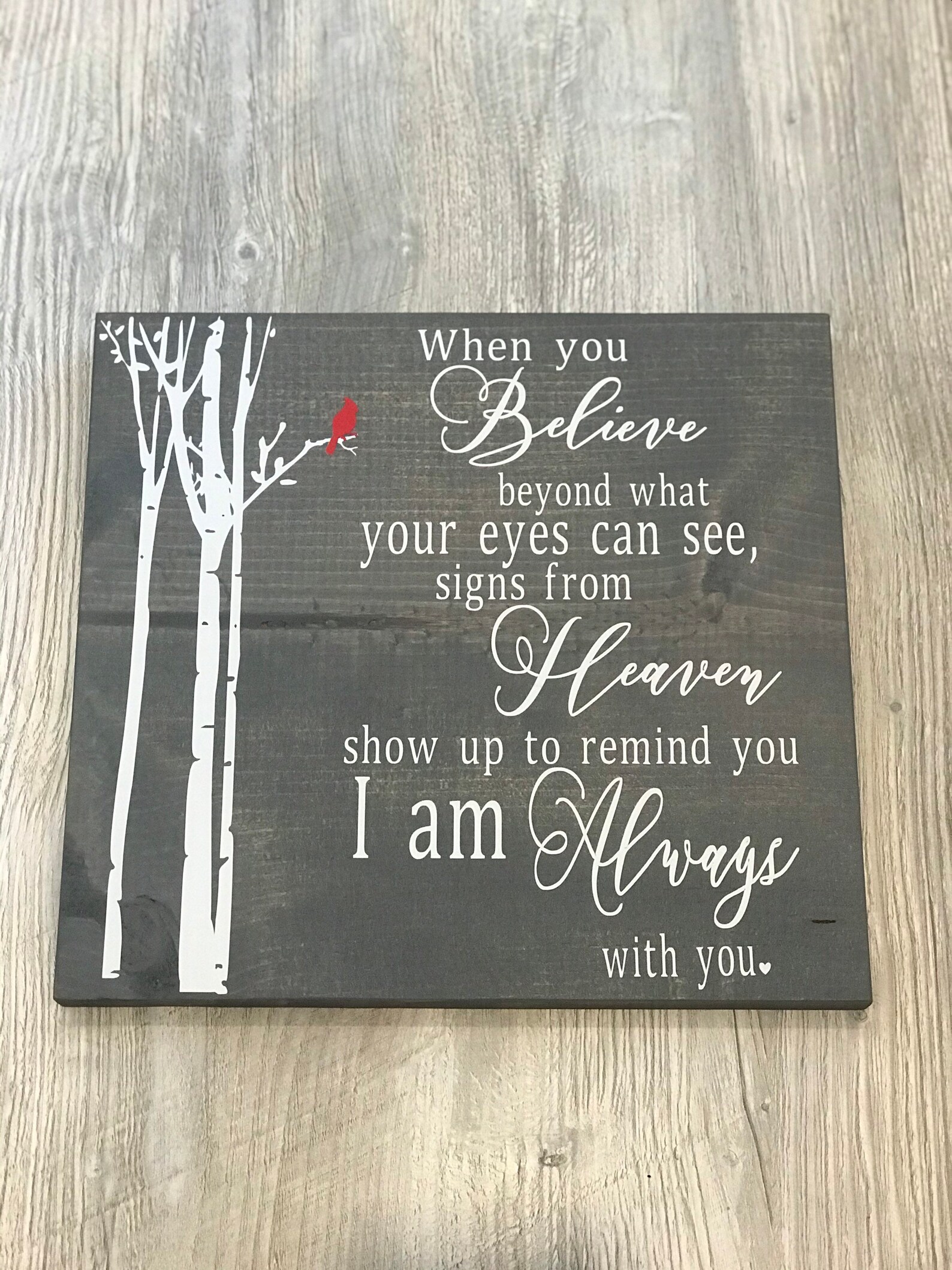 Memorial Sign In Memory of Sign Remembrance Sign Faith | Etsy