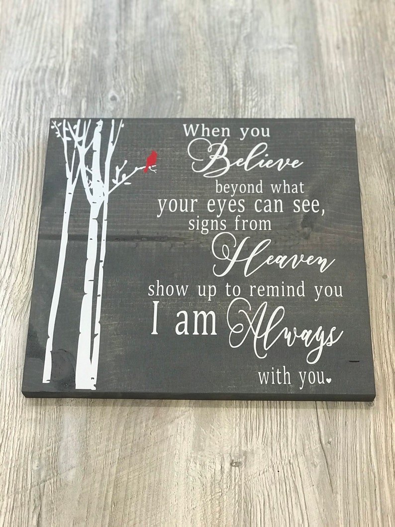 Memorial Sign in Memory of Sign Remembrance Sign Faith | Etsy