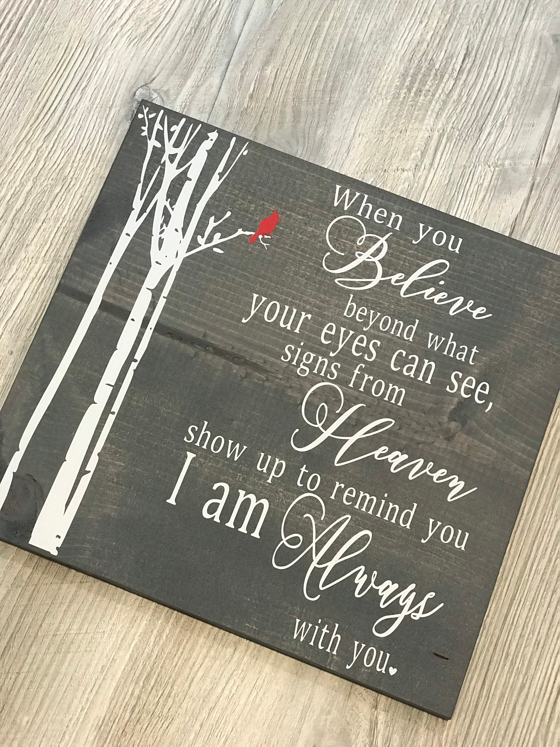 Memorial Sign In Memory of Sign Remembrance Sign Faith | Etsy