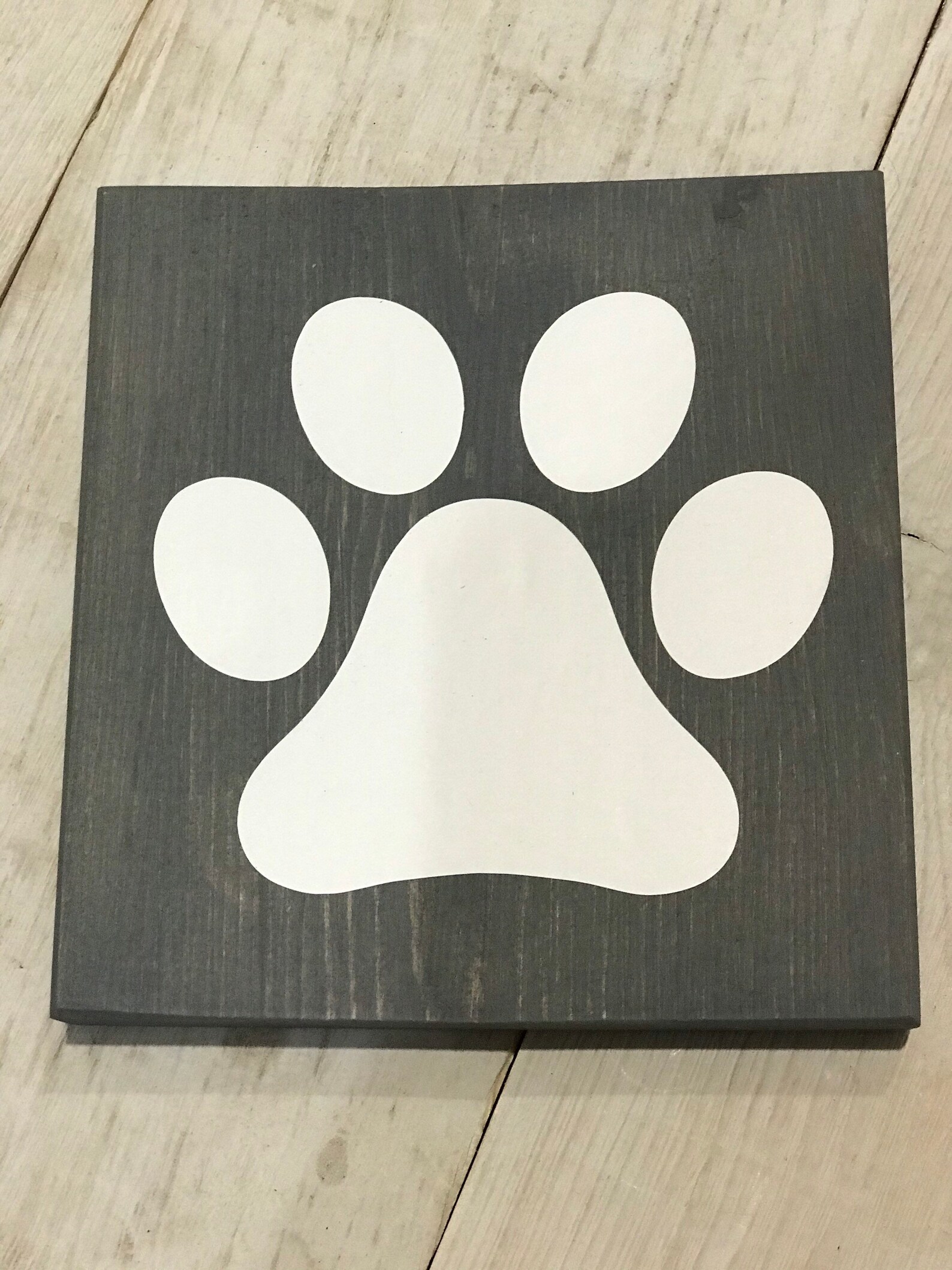 Scrabble Tile Wall Art, Personalized Dog Sign, Dog Signs, Dog Paw ...