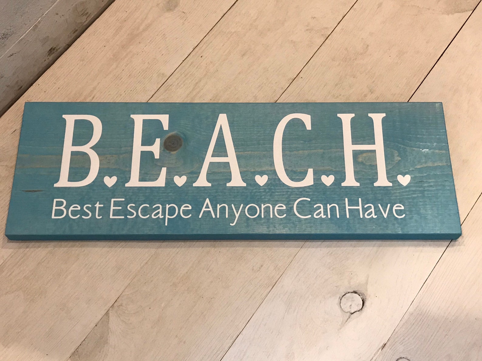 BEACH Best Escape Anyone Can Have Sign Beach Sign Beach - Etsy