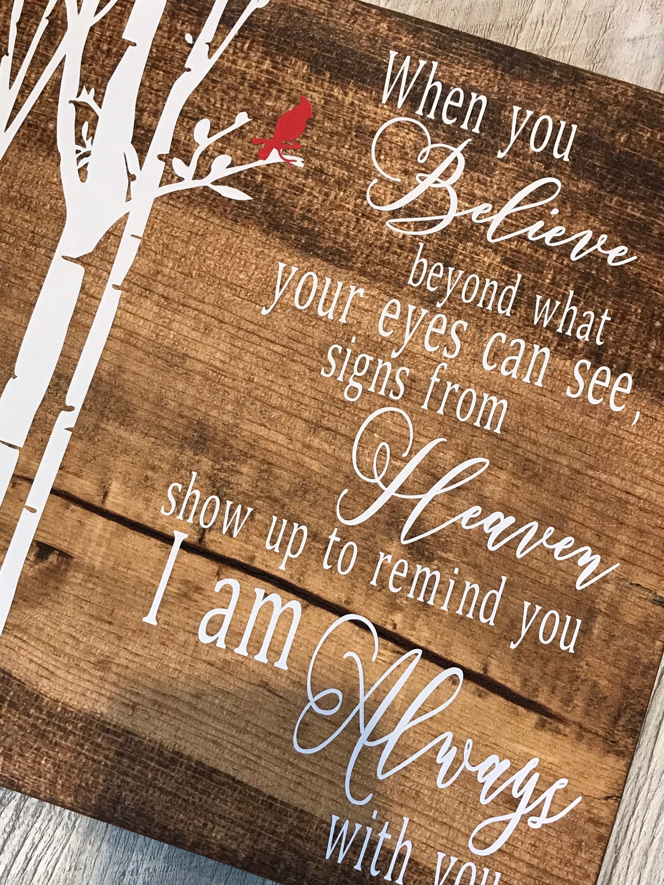 Memorial Sign in Memory of Sign Remembrance Sign Faith | Etsy