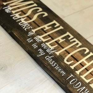 Teacher Personalized Sign, Teacher Sign, Classroom Sign, Teacher Gift ...