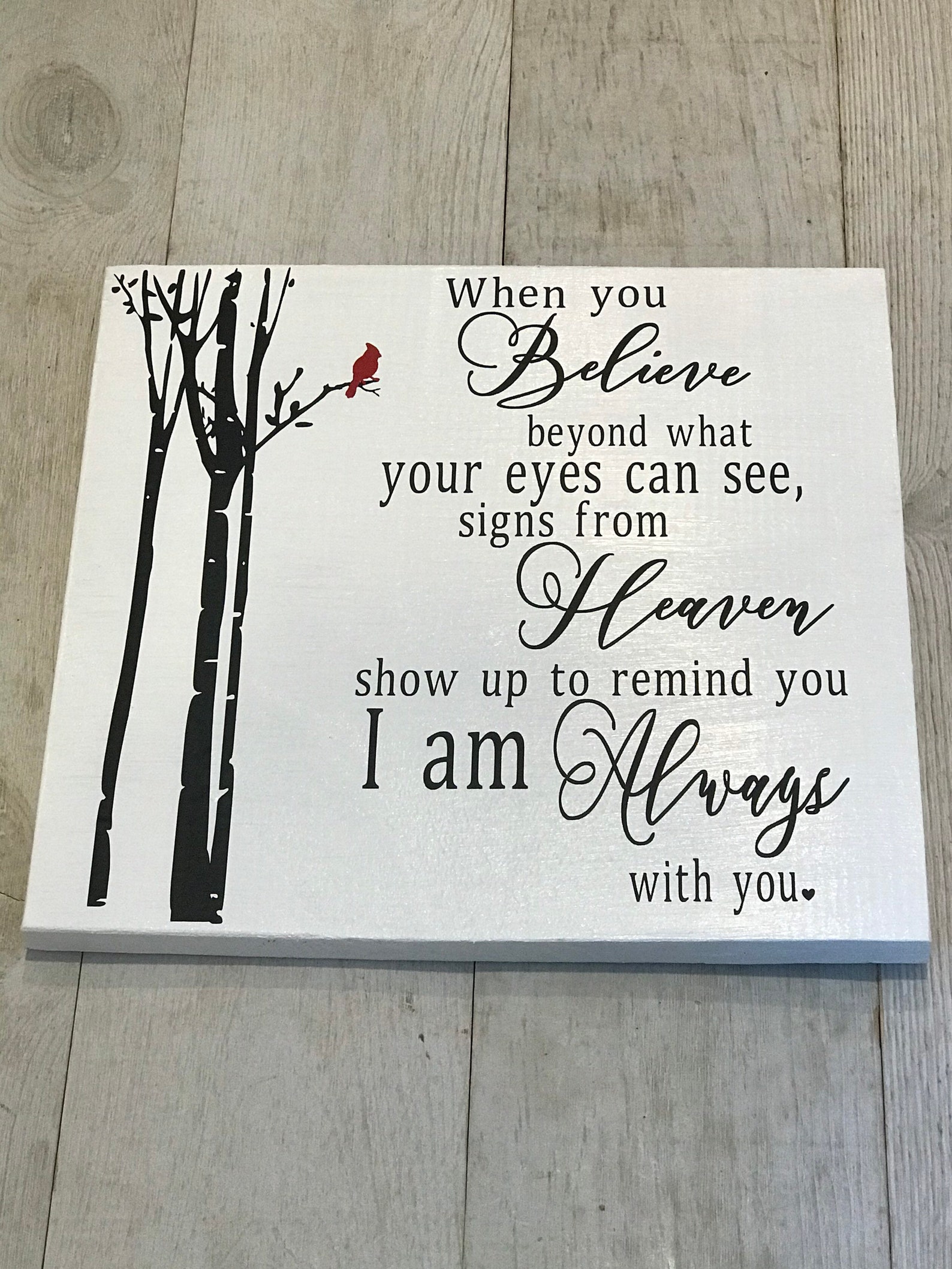 Memorial Sign in Memory of Sign Remembrance Sign Faith - Etsy