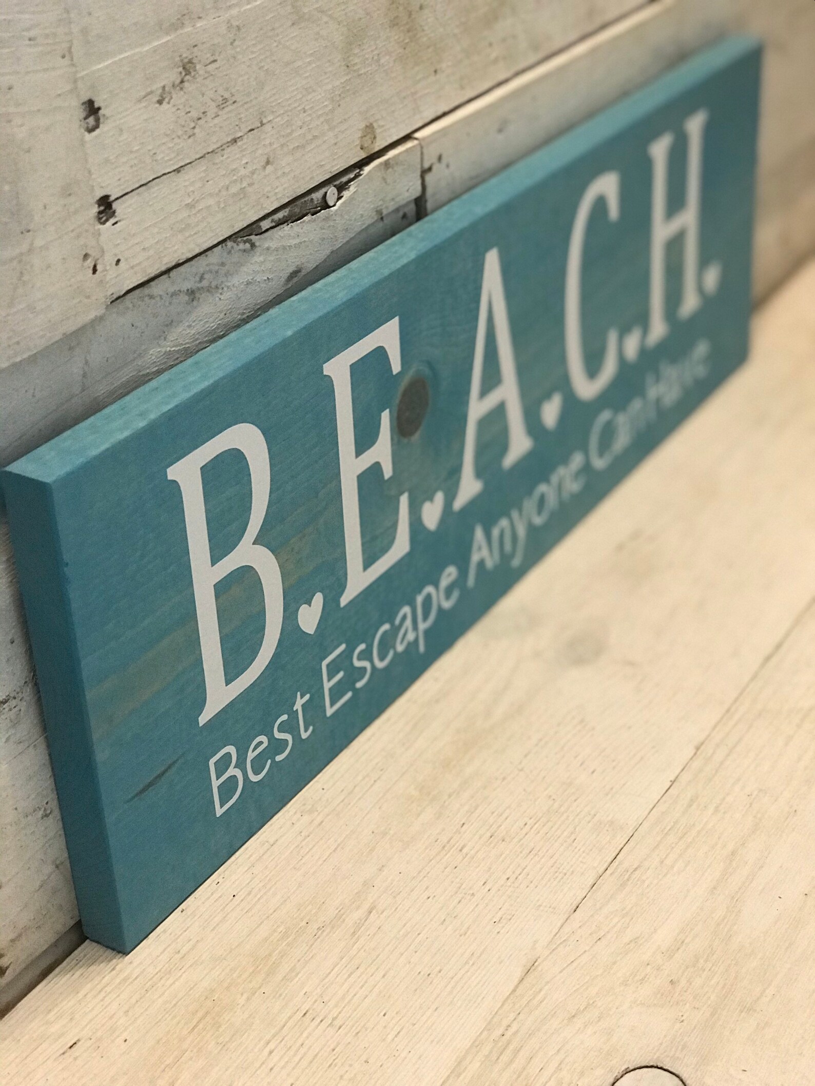 BEACH Best Escape Anyone Can Have Sign Beach Sign Beach - Etsy