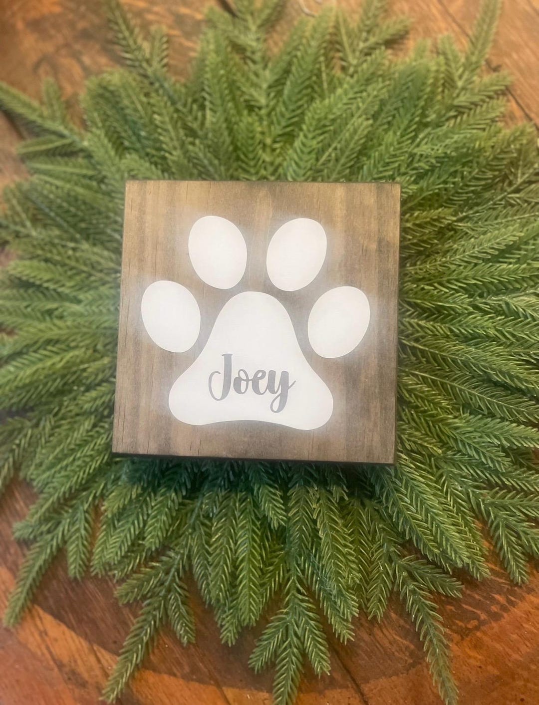 Dog Paw Name Tile| Dog Paw Pet Name Scrabble Tile| Pet Tile| Pawprint ...