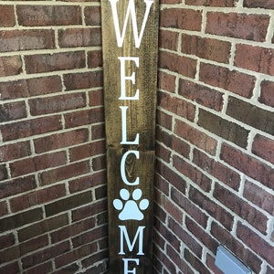 Welcome Sign, Front Door Welcome Sign, Pet Welcome Sign, Front Porch ...