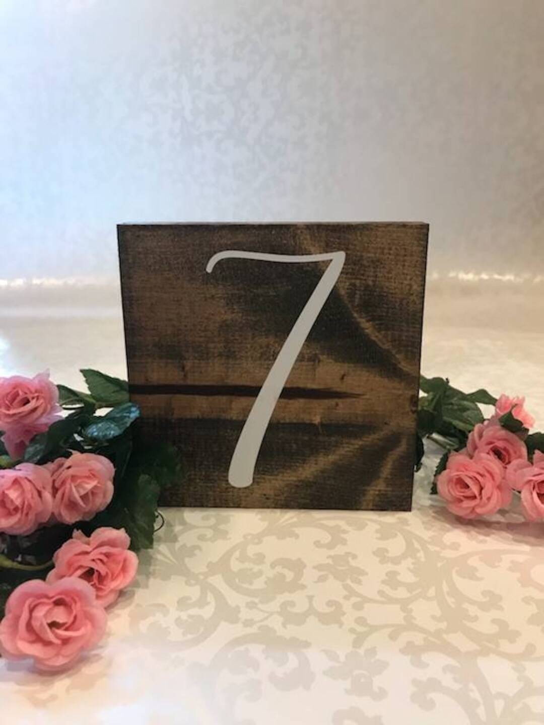 Wedding Table Numbers | Rustic Wedding Table Numbers | Block Table ...