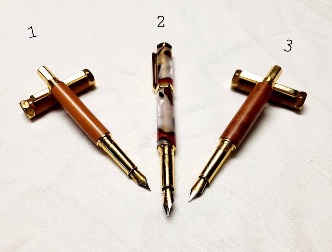 Hand Turned Fountain Pens - Etsy