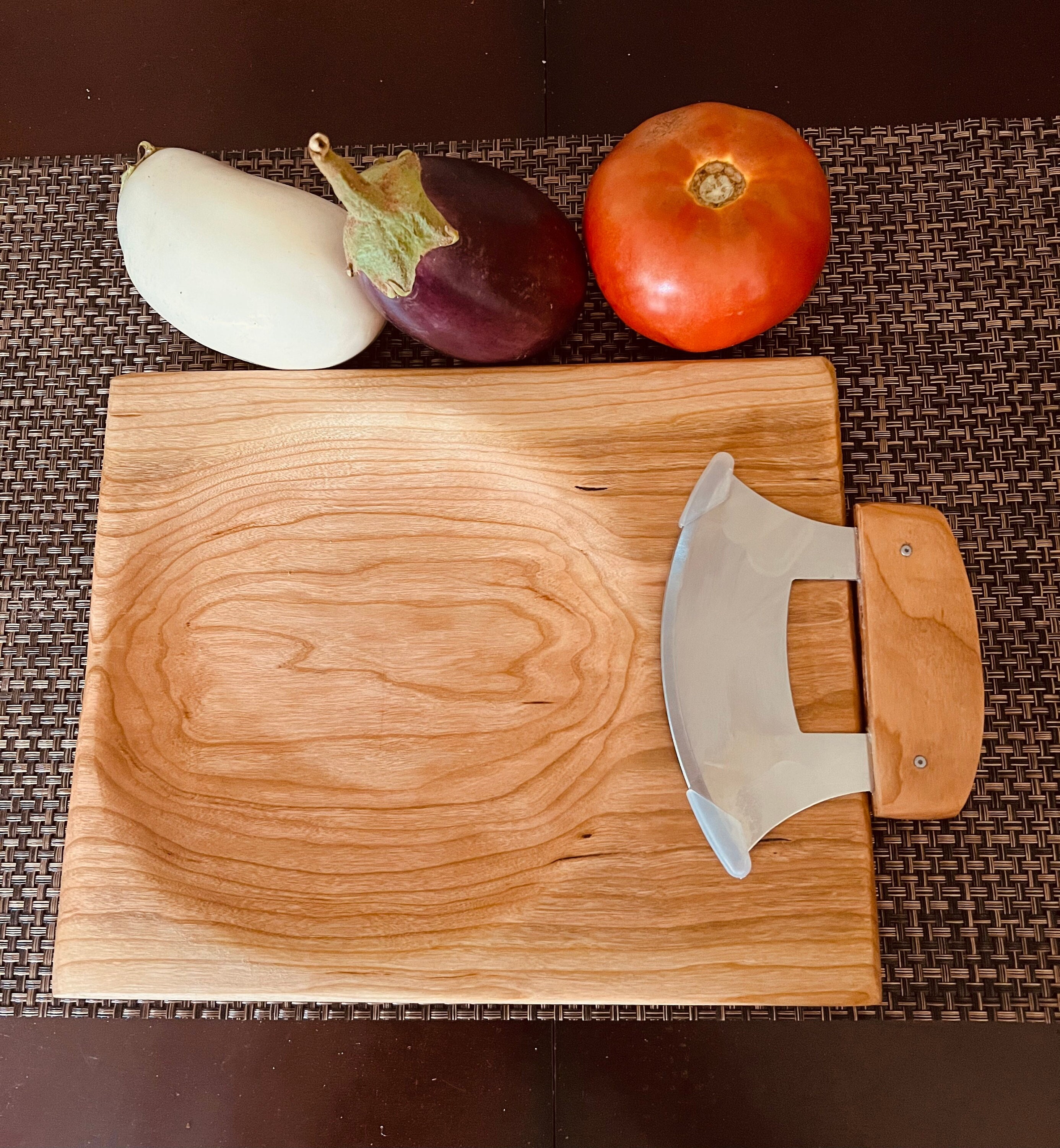 Ulu Knife and Custom Ulu Cutting Board - Etsy