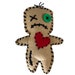 Felt Voodoo Doll With Two Voodoo Pins Poppet Hoodoo Dark Magic - Etsy