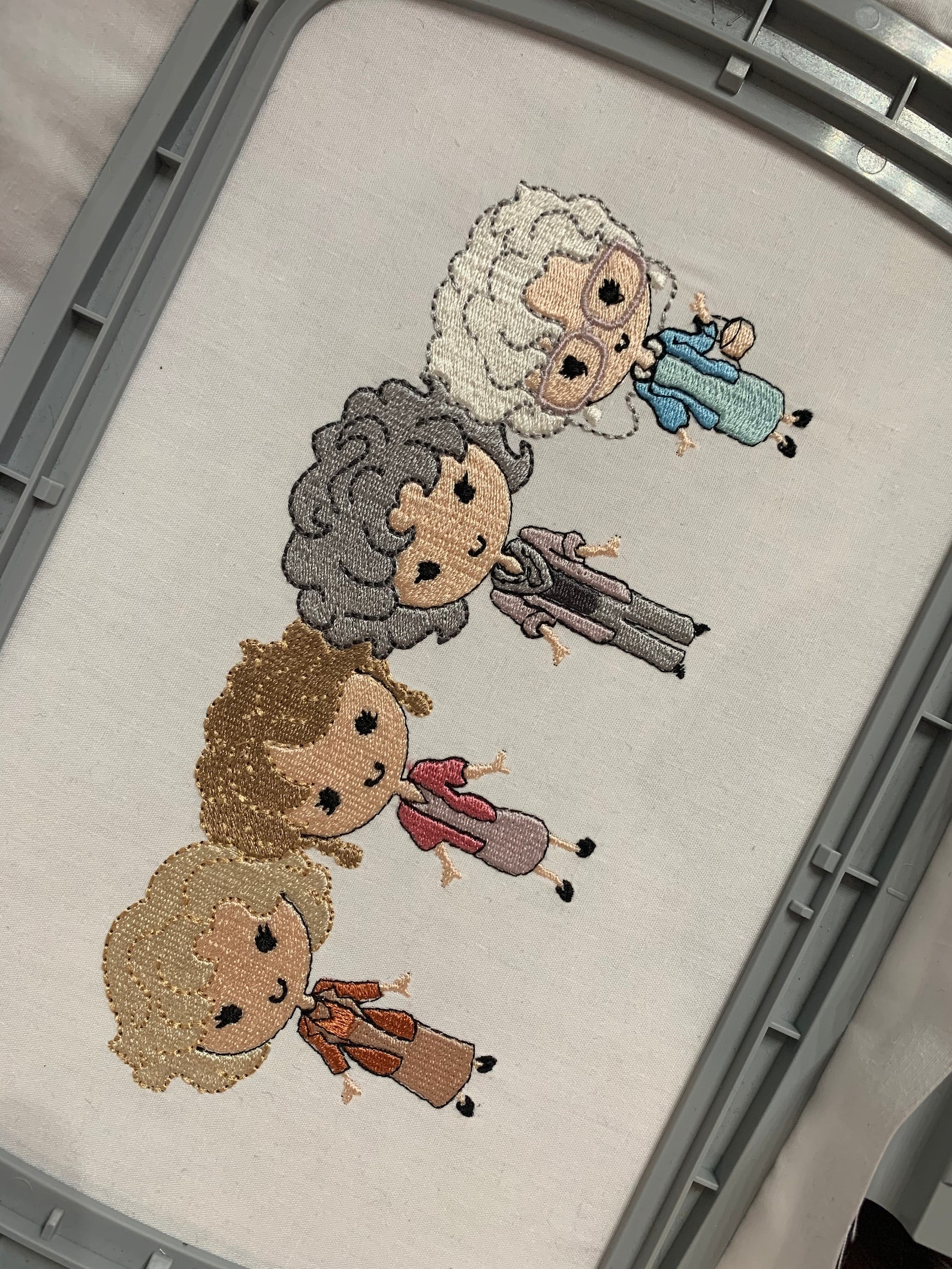 Golden Girls Caricature Machine Embroidery Download- TWO SIZES - Etsy