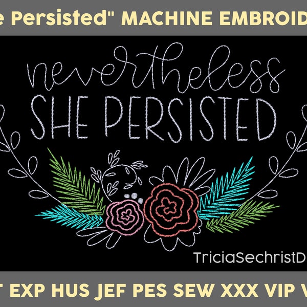 Nevertheless She Persisted - Etsy