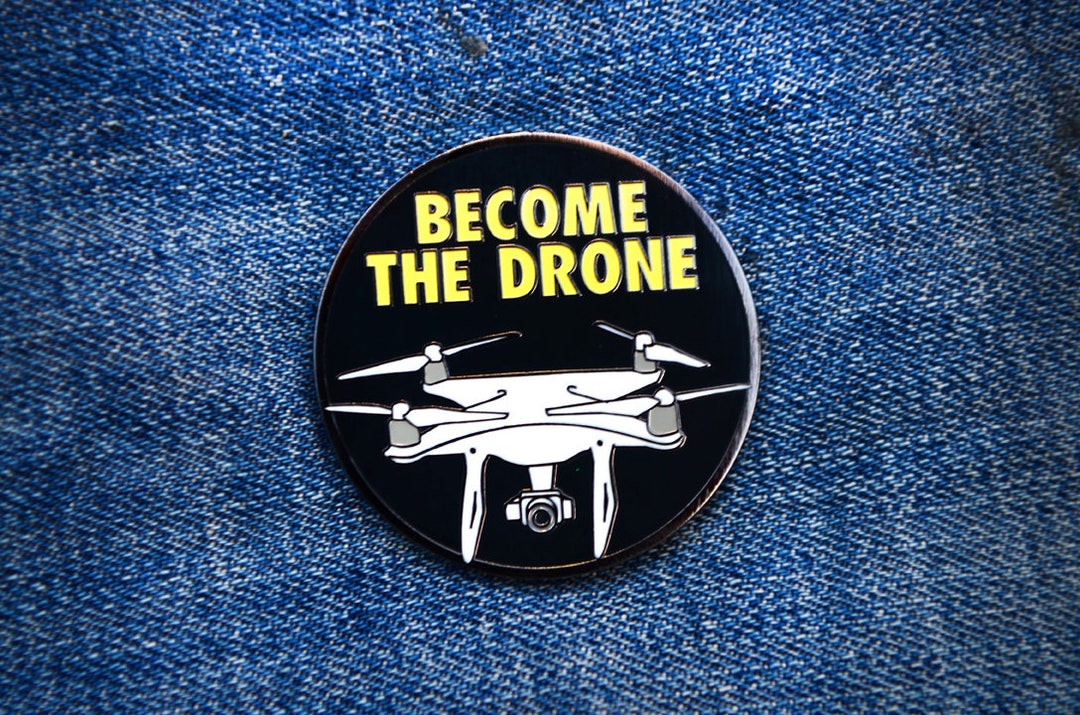 Drone Accessories Lapel Pin - Phantom BECOME THE DRONE Pin - Etsy