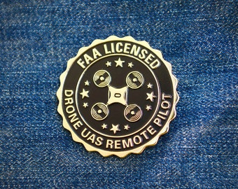 Faa Drone Badge - Etsy