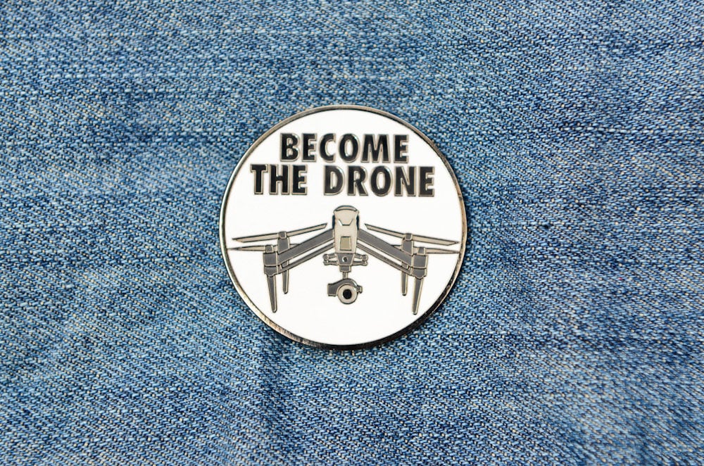 Drone Accessories Lapel Pin - Inspire BECOME THE DRONE Pin - Etsy