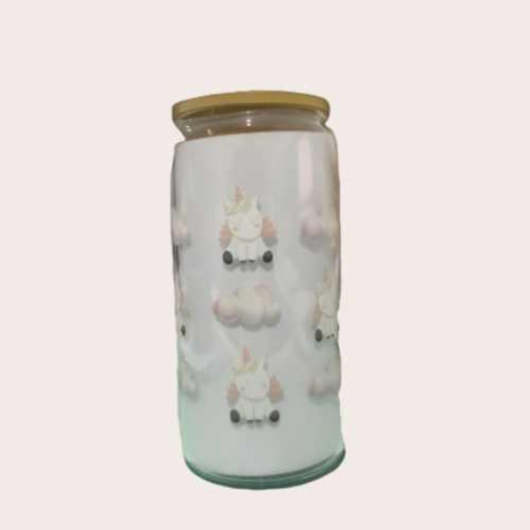 Pagasus Glass Can - Etsy