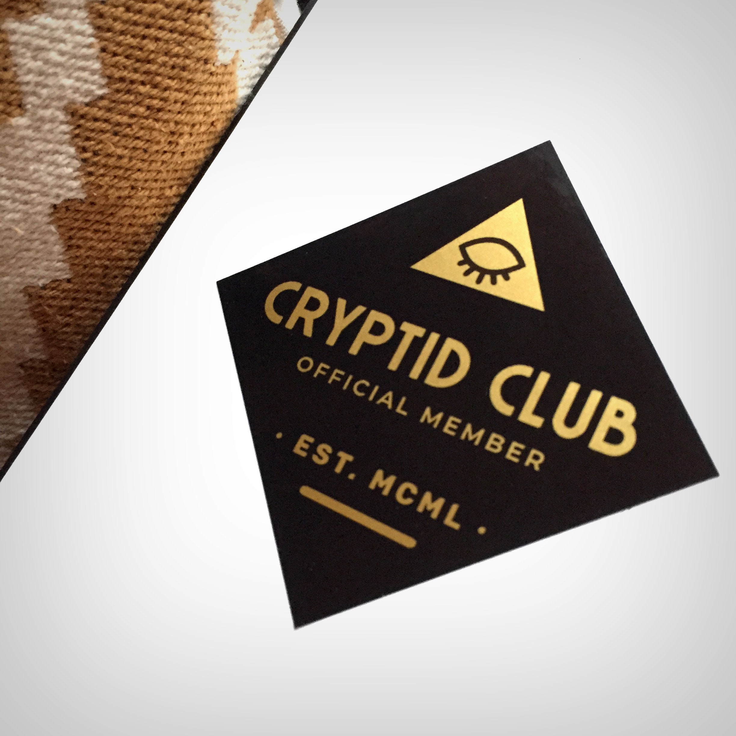 Cryptid Club Vinyl Sticker | Etsy