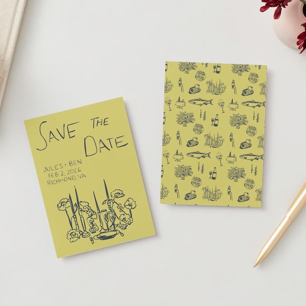 Fun Save the Date - Etsy