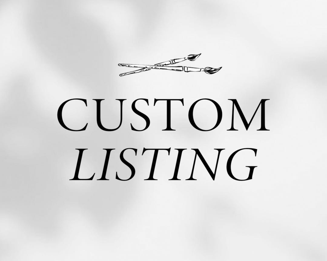 Custom Listing - Etsy