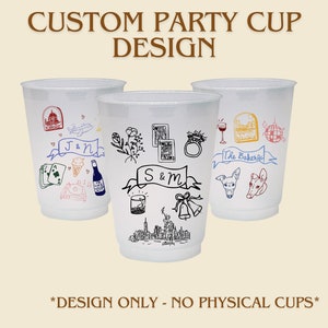 Custom Personalized Wedding Party Birthday Bridal Bachelorette Cup ...