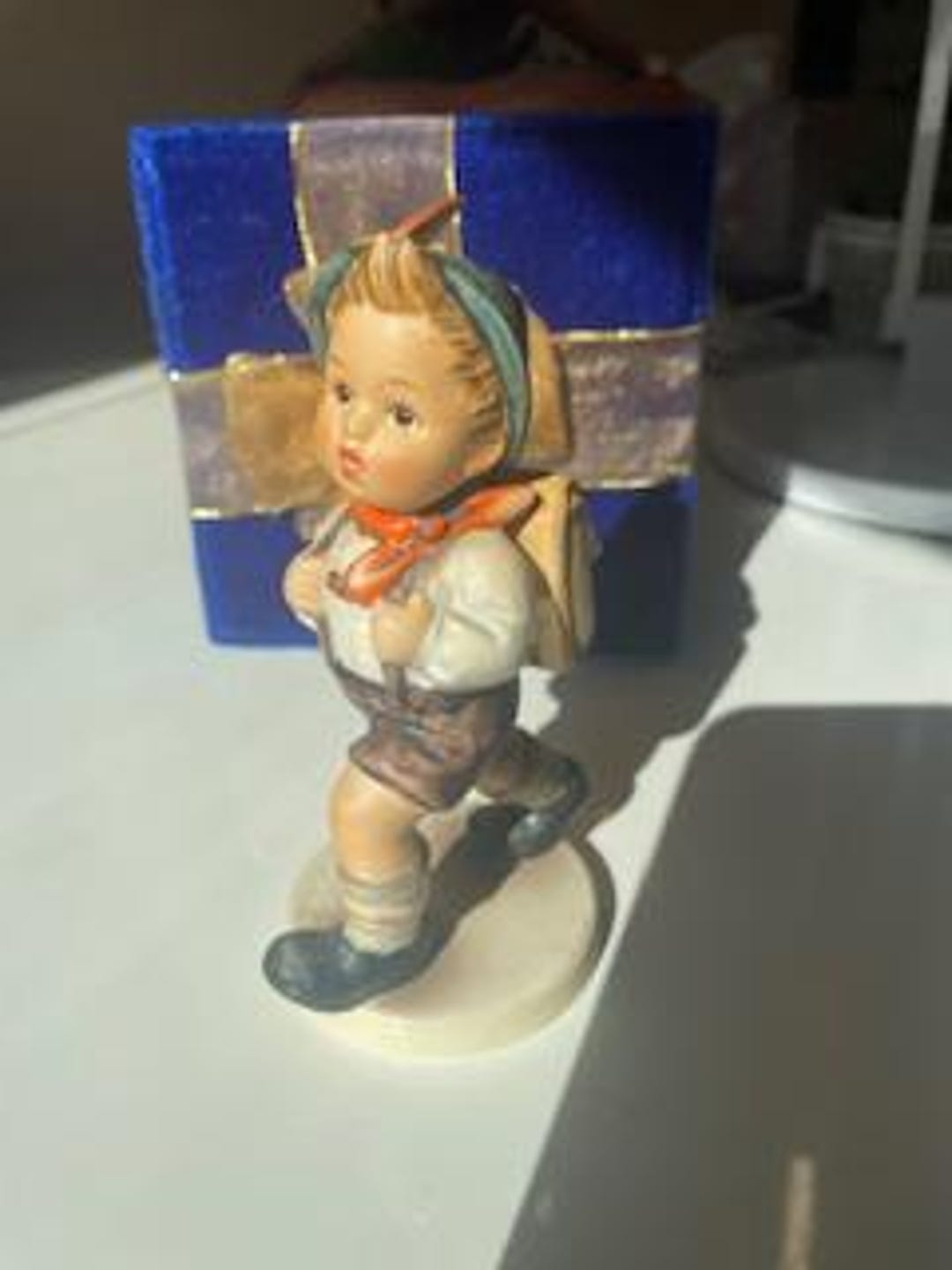 Rare Vintage MI Hummel Figurine School Boy, Cerca 1985. Perfect ...