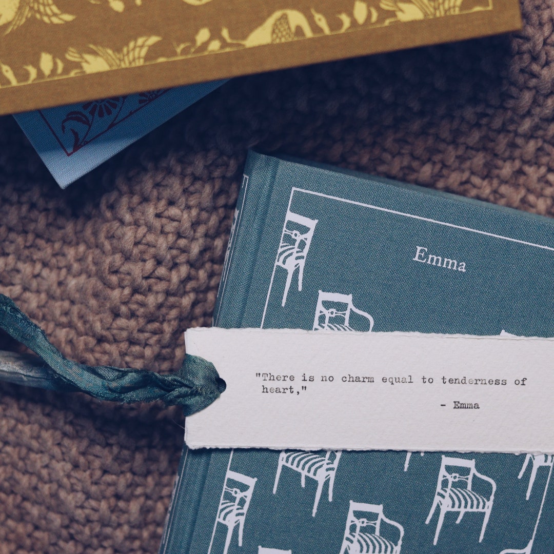 Emma Bookmark, Tenderness Quote, Bookmarks for Women, Gifts for Women ...