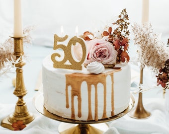 50th birthday candle | Etsy