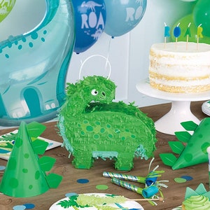 Mini Dinosaur Pinata, Dinosaur Party, Dinosaur Party Decorations, Trex ...