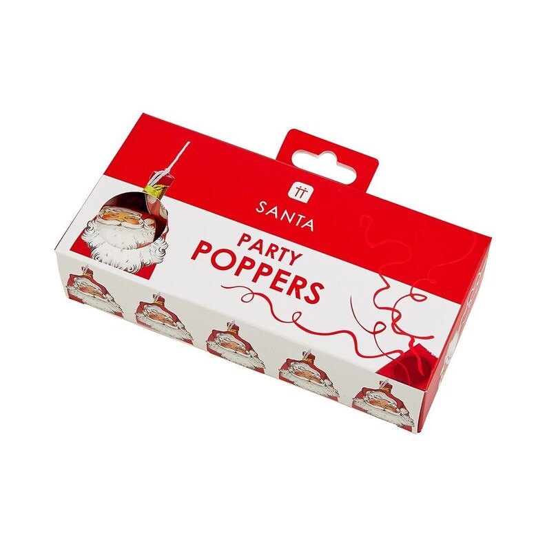 8 Santa Poppers Christmas Party Poppers Christmas Dinner - Etsy UK