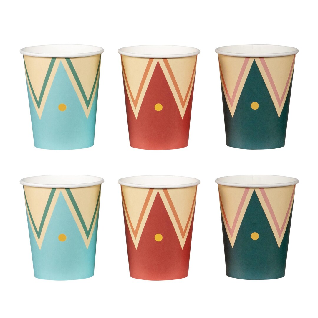Circus Party Cups | Circus Theme Party Supplies | Carnival Tableware ...