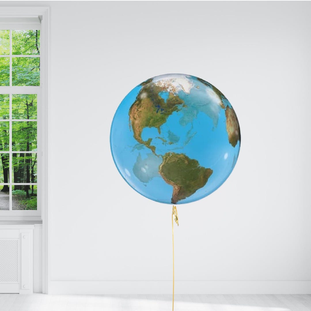 World Globe Party Decorations 30 PCS Earth Balloons - 12 Inch World Map ...