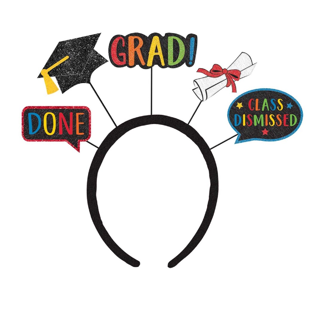 Graduation Head Boppers, Graduation Cap Headband, Student Bachelor Hat ...