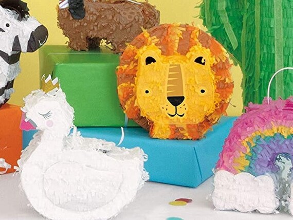 Mini Lion Pinata Jungle Animal Safari Party Animal Party | Etsy