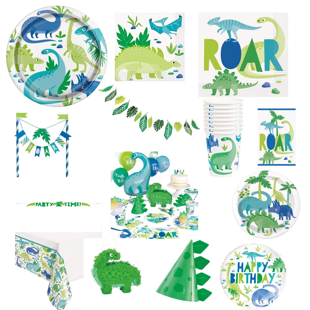 Dinosaur Party Pack, Dinosaur Birthday, Dinosaur Party Decorations ...